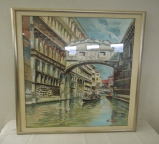 Olio su tela Venezia - De Rossi